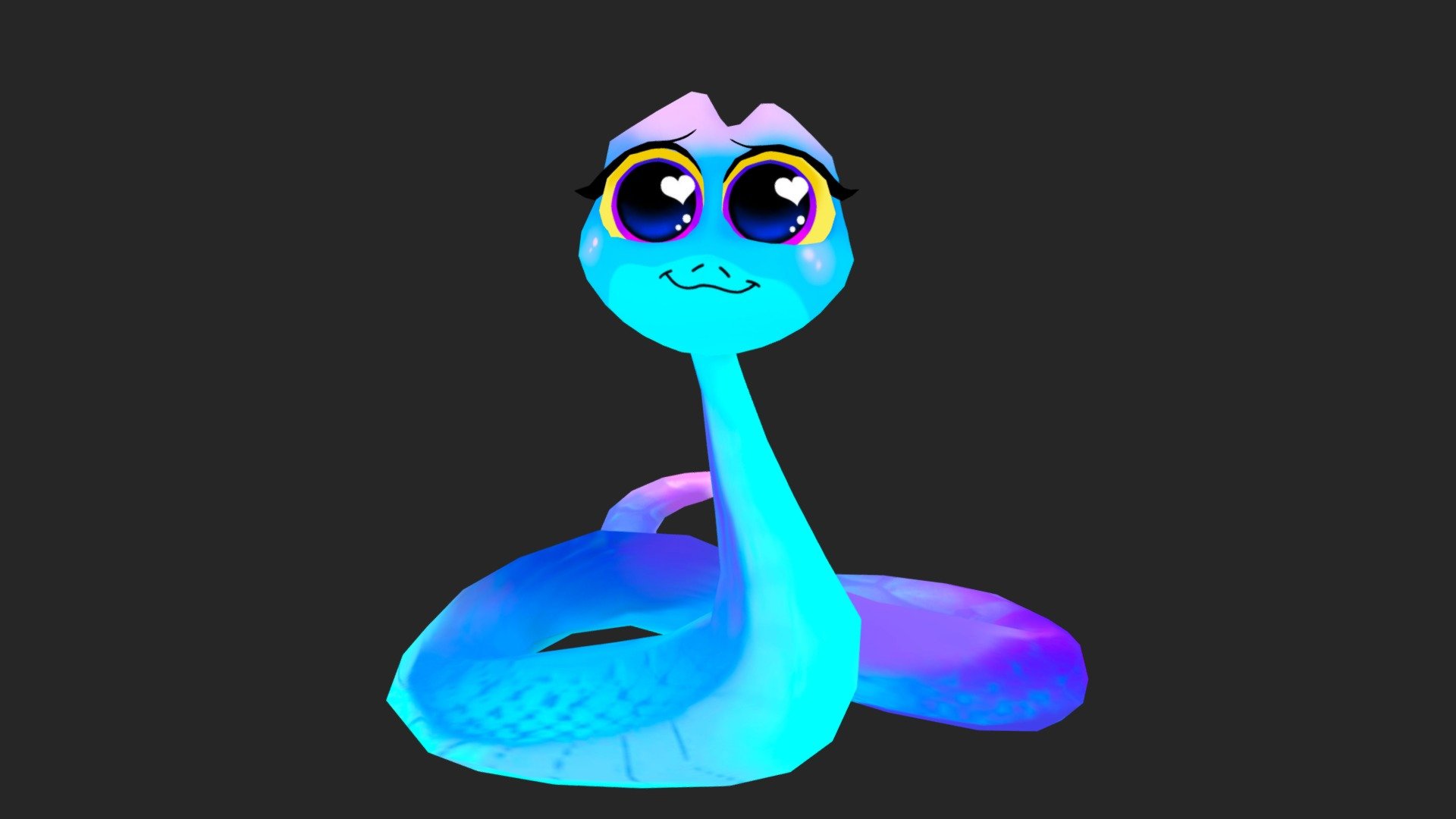 Cute Snake - Buy Royalty Free 3D model by laika_in_space [2be61dd ...