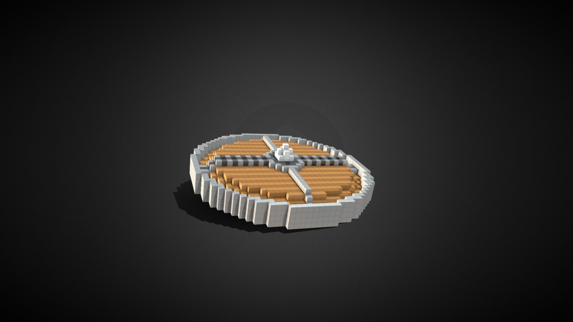 Voxel Style Shield - Download Free 3D model by Ascii_Ape_III [2be77fd ...
