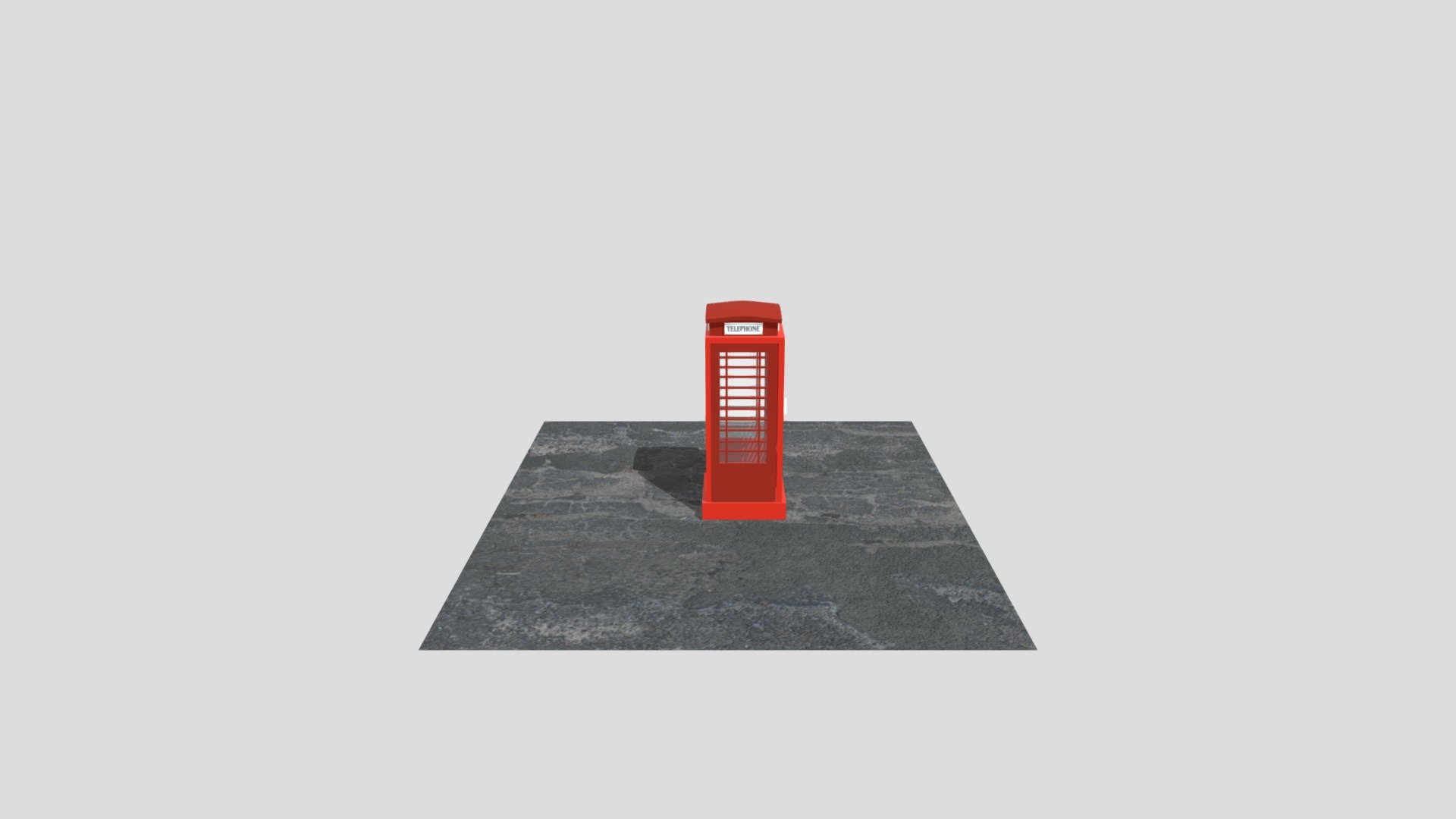 telephone box - 3D model by feiyao [2be89b6] - Sketchfab