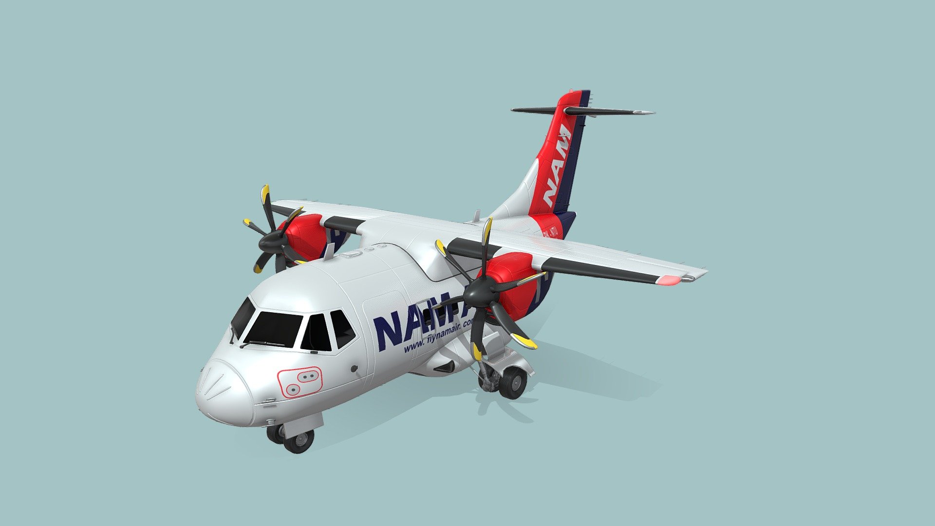ATR 72 - 600 Mini - Buy Royalty Free 3D model by Sofyan Kurniawan ...