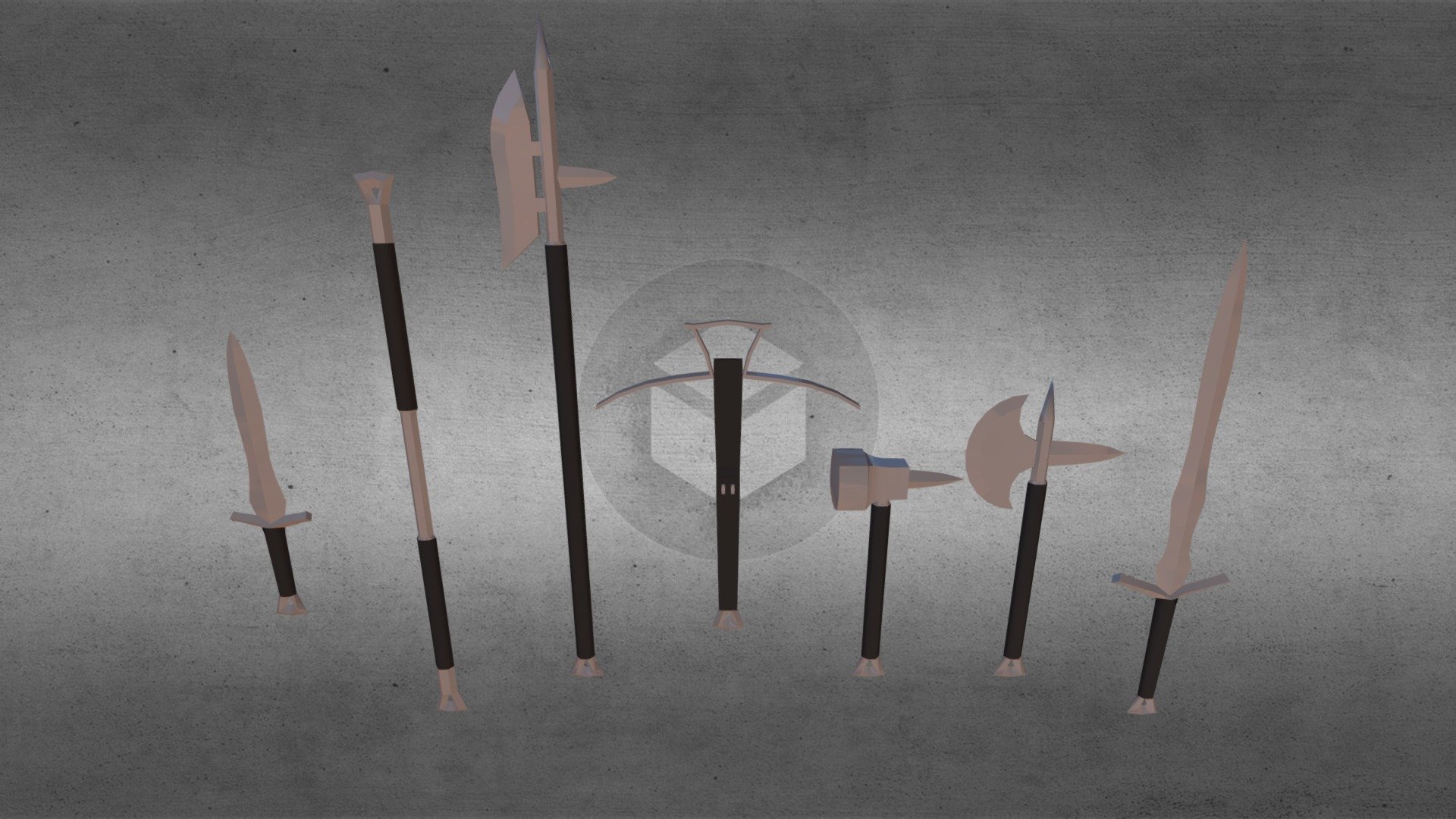 Kingdom Weapon Set - 3D model by beholdmidia [2befeba] - Sketchfab