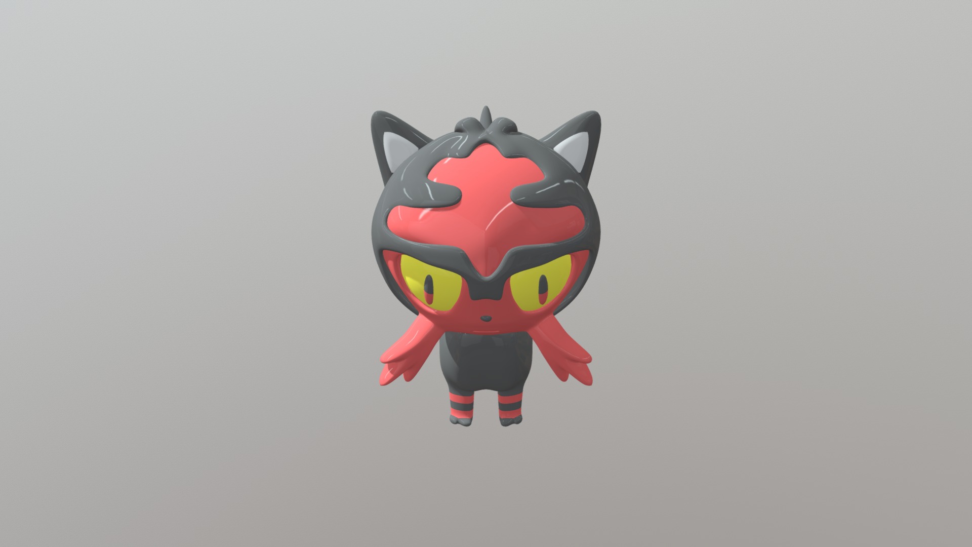 Litten pokemon - 3D model by REKI10086 (@rekireki220) [2bf01ad] - Sketchfab