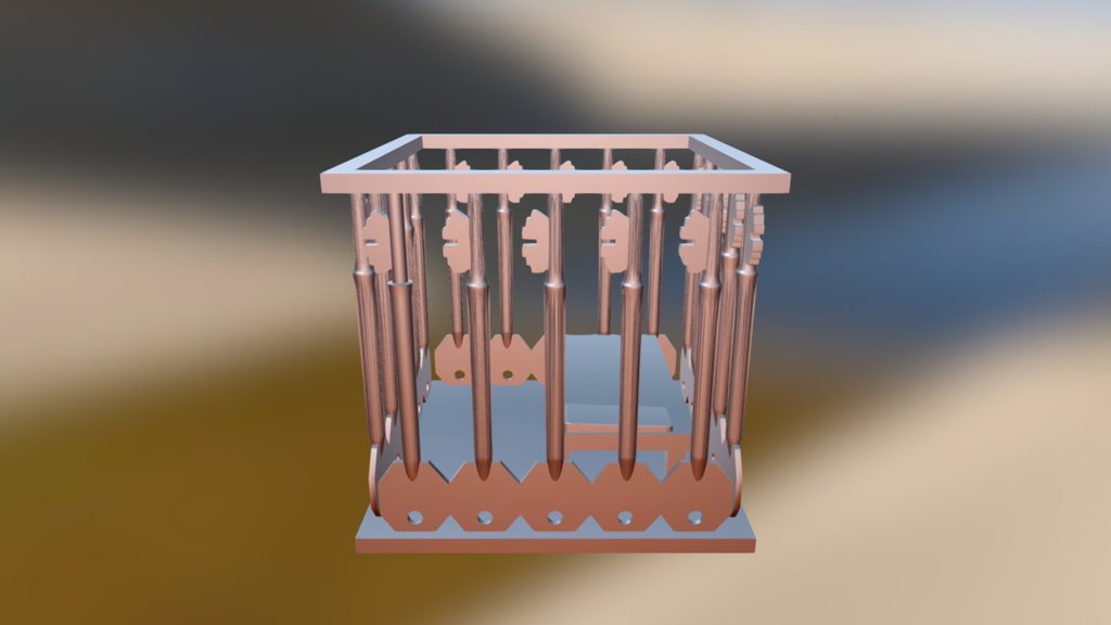 Jail Cell - 3D model by bsparsell [2bf2f13] - Sketchfab