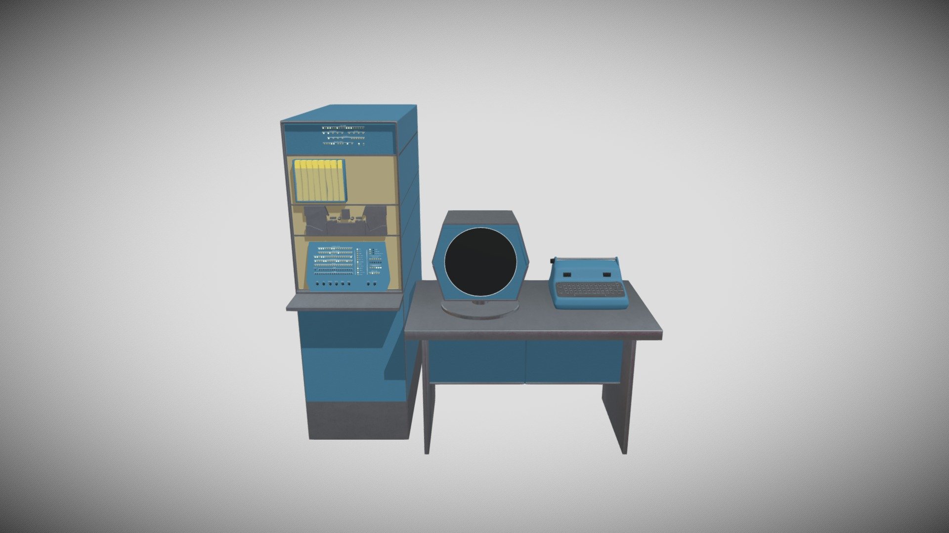 PDP-1 Computer - Download Free 3D model by eastcoastinteractive ...