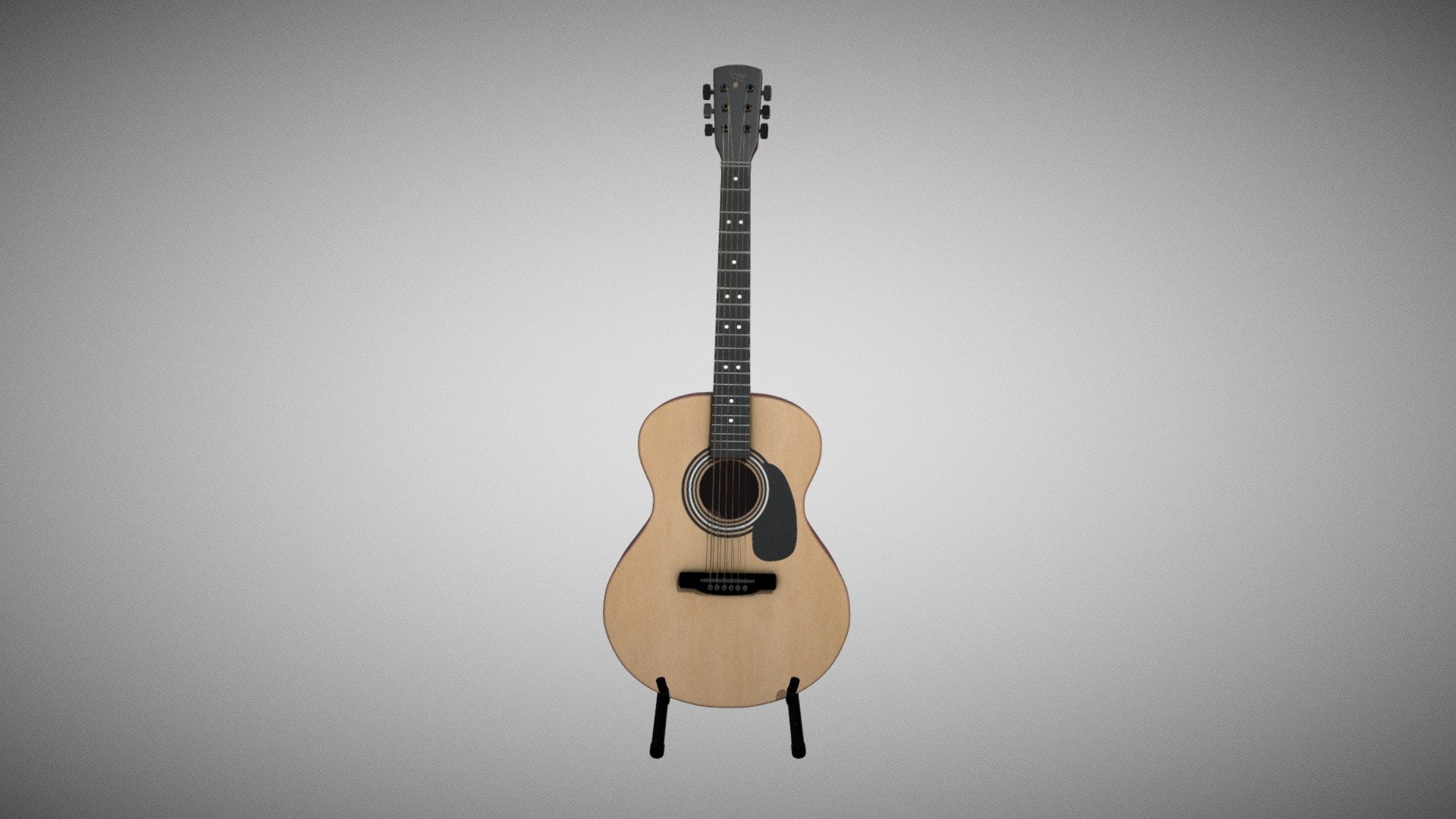 Guitar 3D Model - 3D model by Adriano.Azevedo [2bf2fa2] - Sketchfab