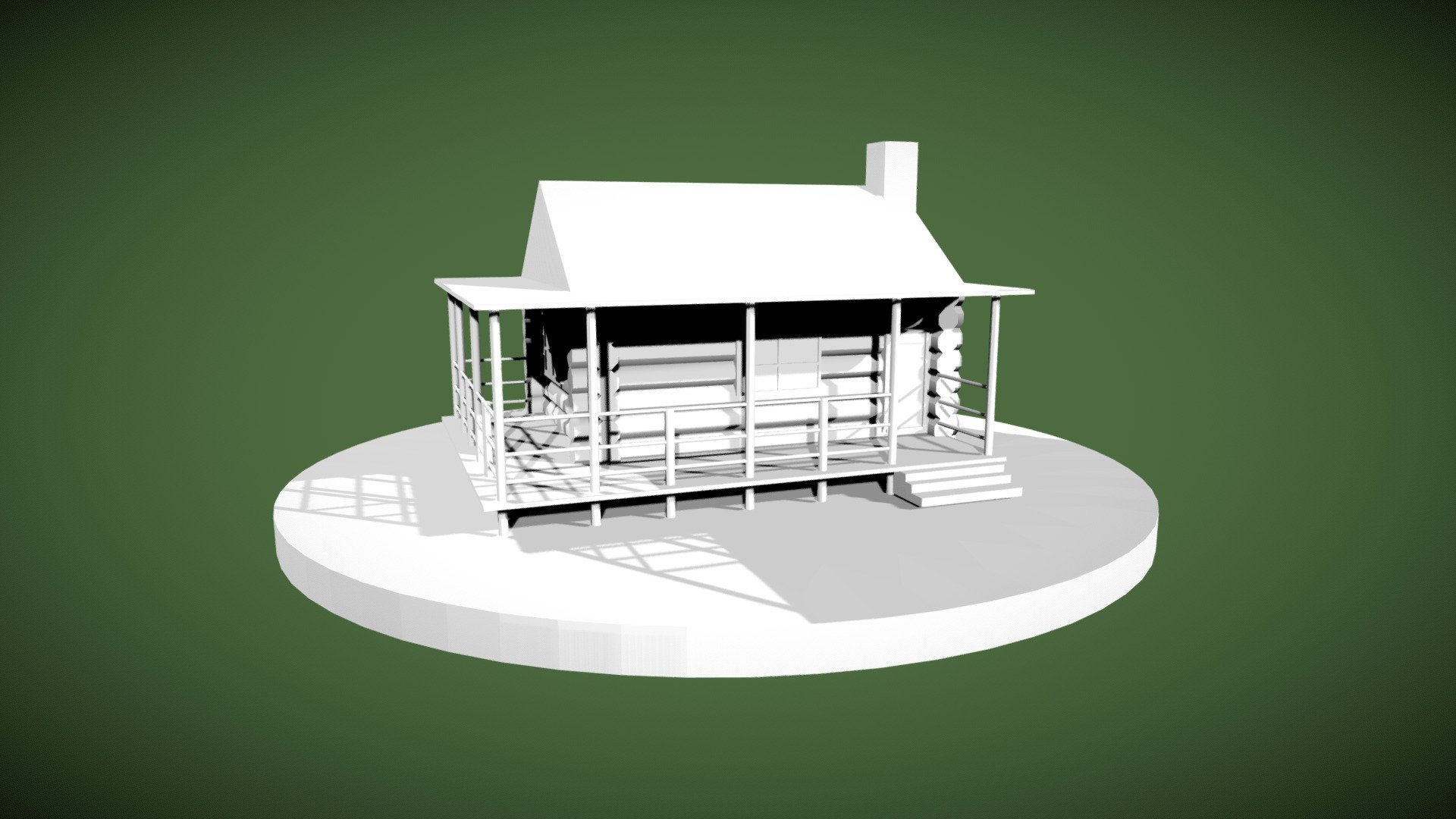 Log Cabin - Download Free 3D model by Jen S Abbott (@jsabbott) [2bf3a16 ...