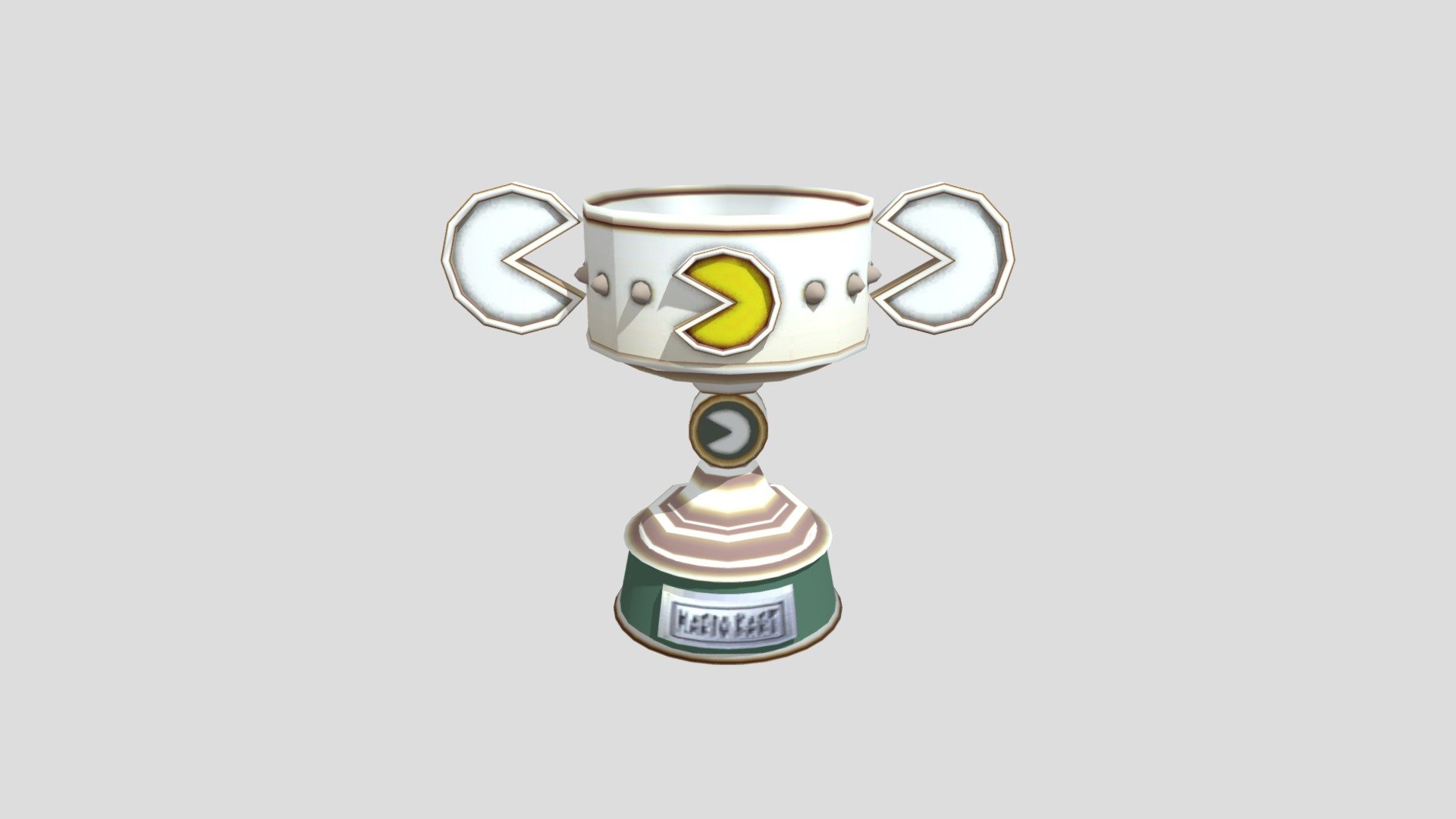 Pac Man Trophy - Download Free 3D model by Tigerar1 (@allanromanreyes ...