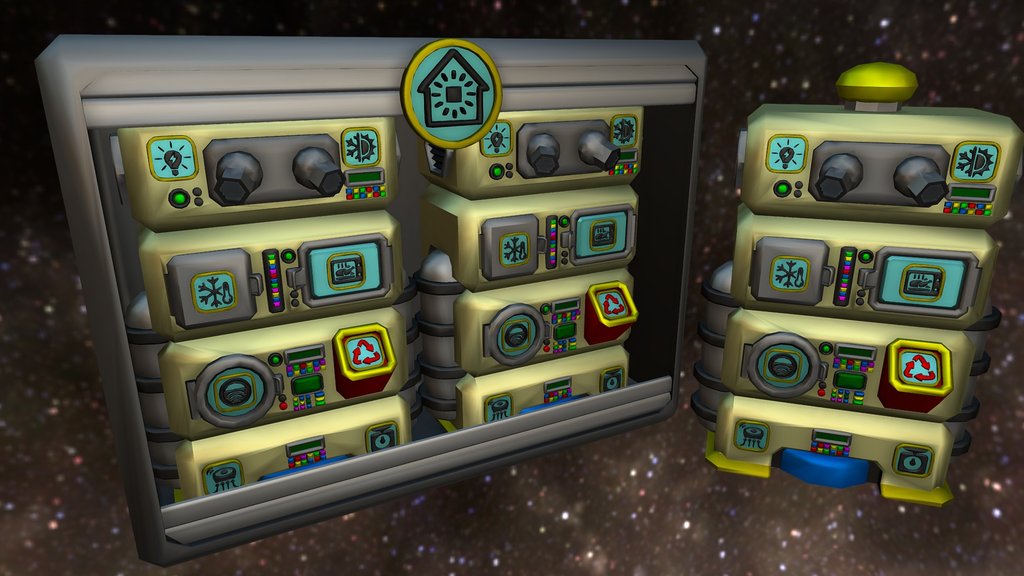 SPACESHIP CARGO CONTAINER REVAMP SERIES - A 3D model collection by ...