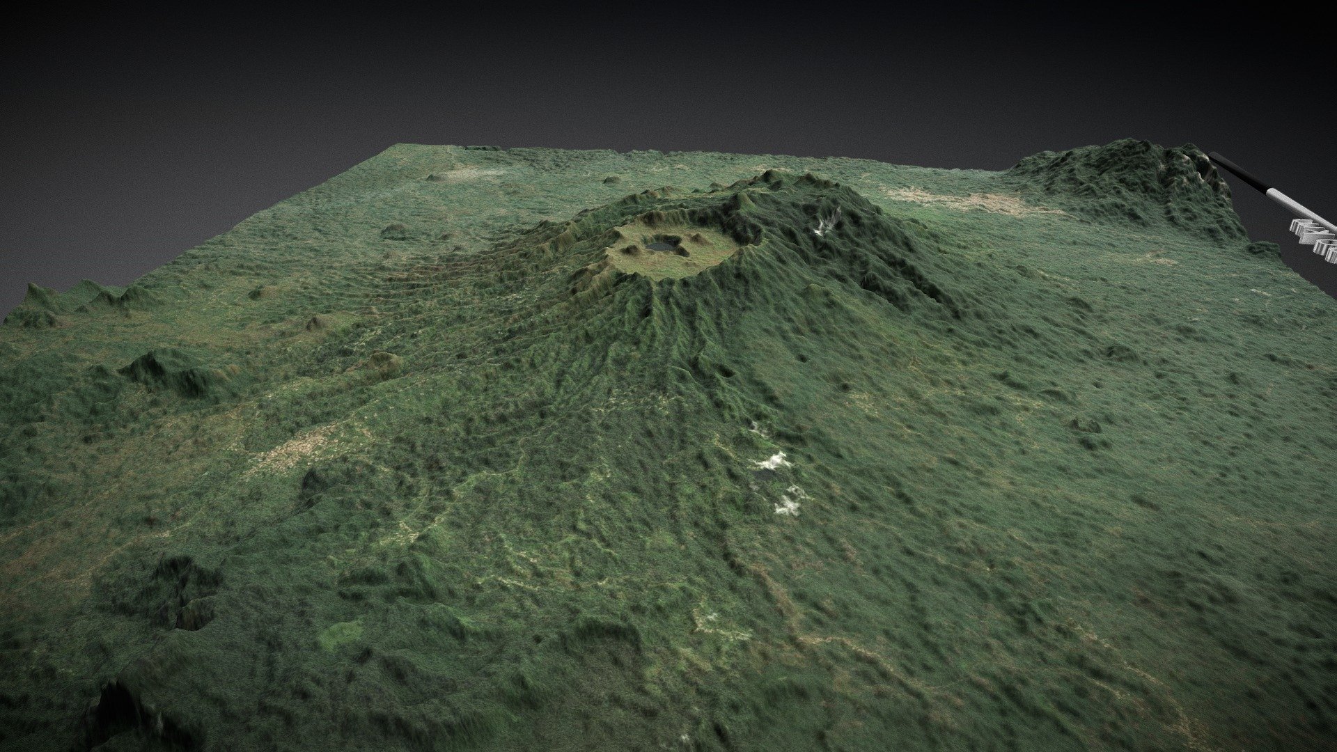 Mount Manengouba, Cameroon - Download Free 3D model by Carraig Nua ...