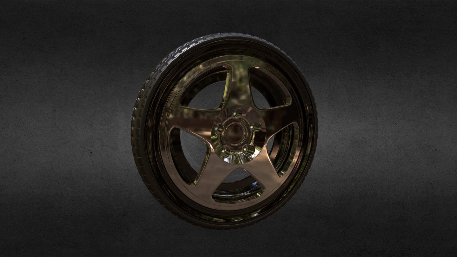 Simple Sports Car Wheel - Download Free 3D model by Mehmet Kerem Etes ...