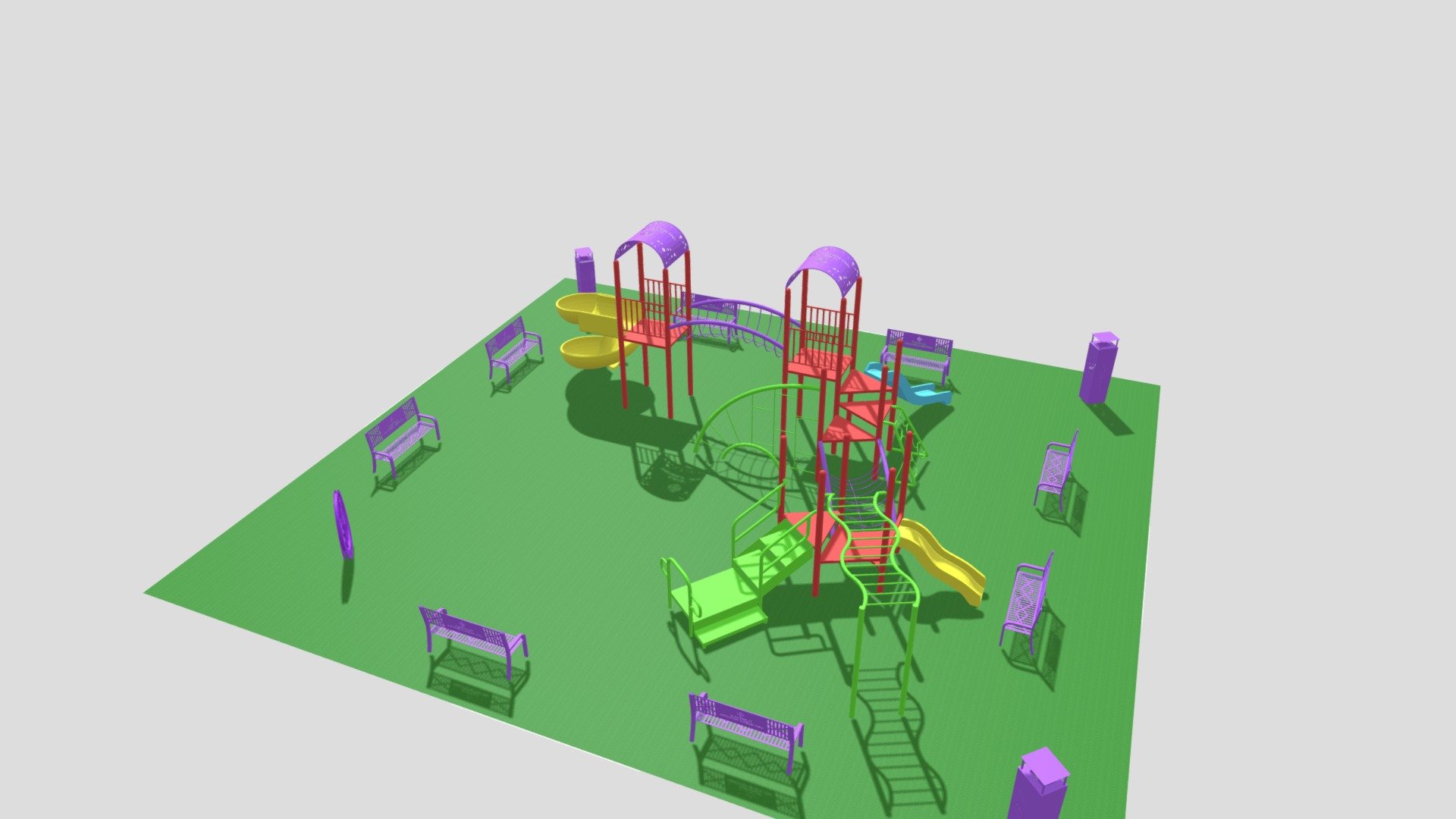 Parque 20 - 3D model by keniiaosorno [2bf5e4c] - Sketchfab