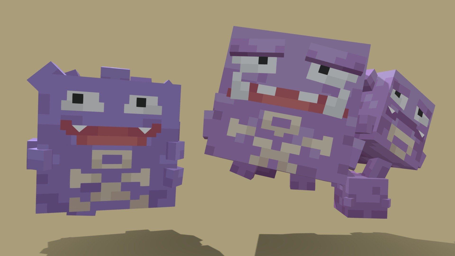 Koffing Line Cobblemon 3d Model By Heavenlypiers [2bf877f] Sketchfab