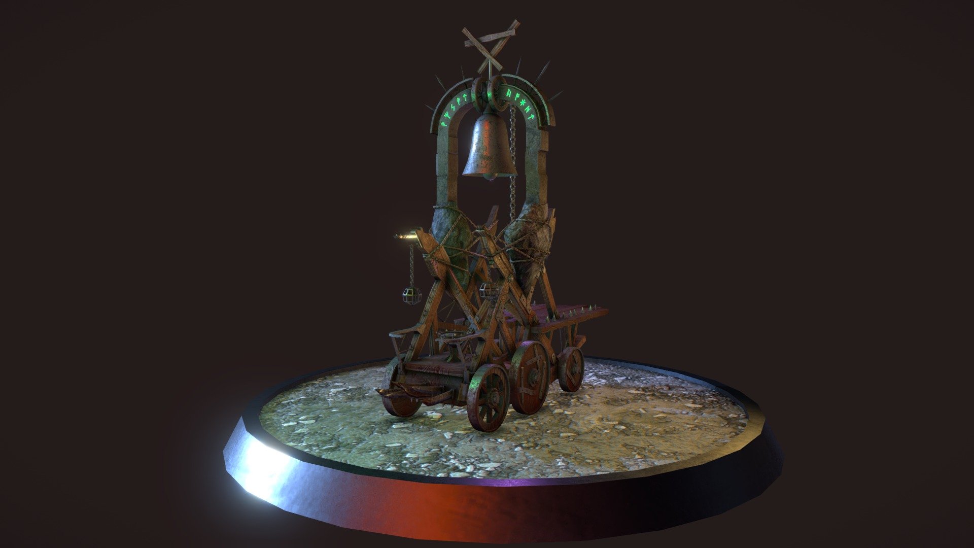 Screaming Bell - 3D model by miriam.bft [2bf8ff8] - Sketchfab
