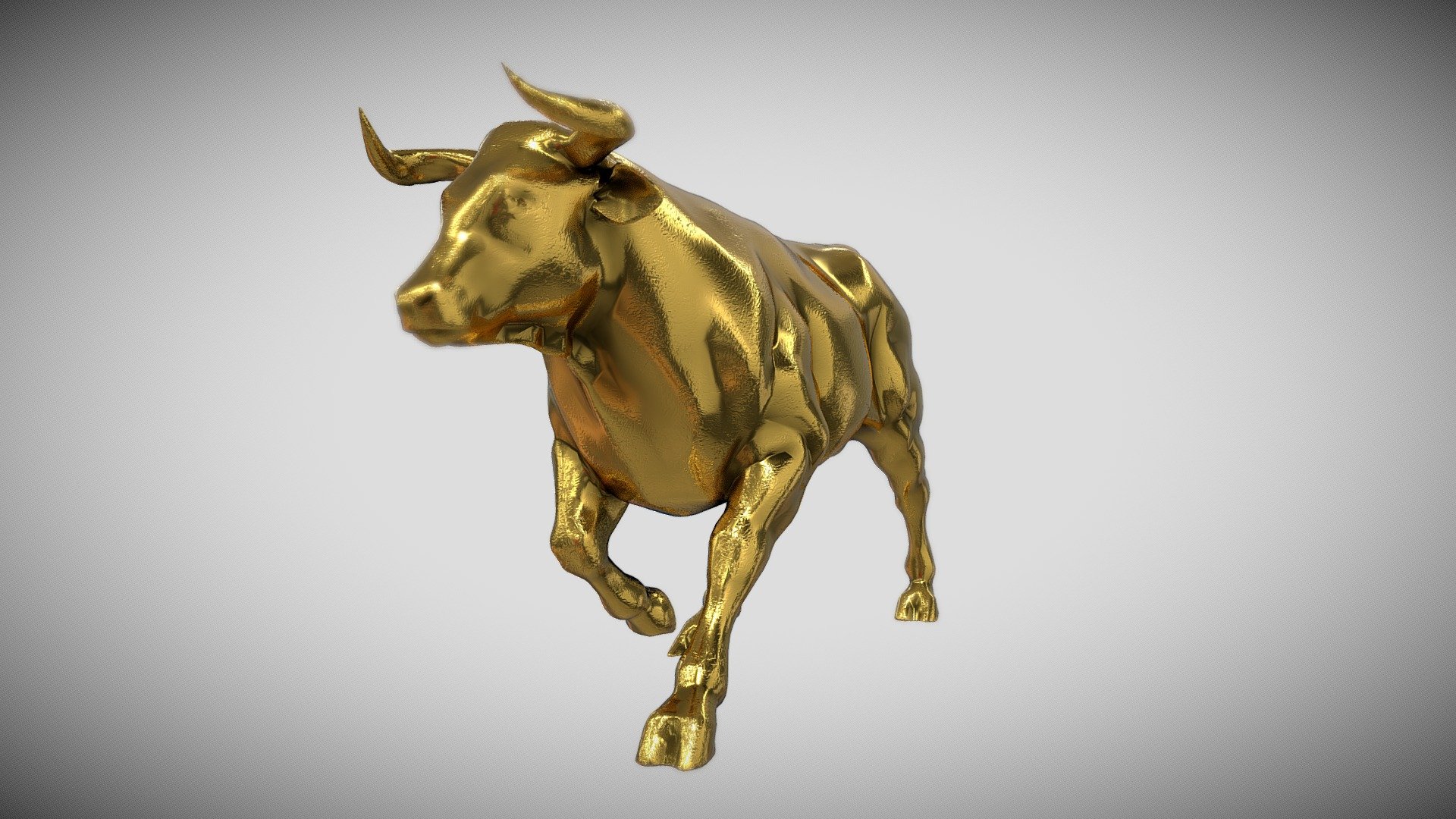 Bull Statue - 3D model by Wikus [2bfabb3] - Sketchfab