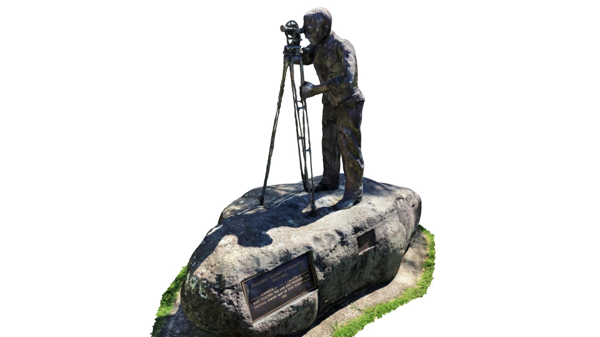 Chief Surveyor Statue - New Plymouth, NZ - 3D model by amaccoll1 ...