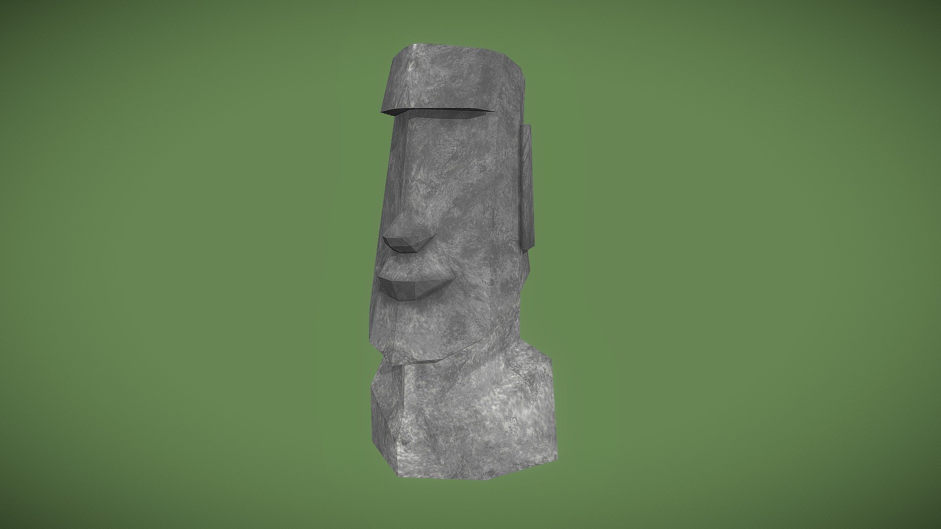 Moai Statue - Low poly - Download Free 3D model by Baue Franco ...
