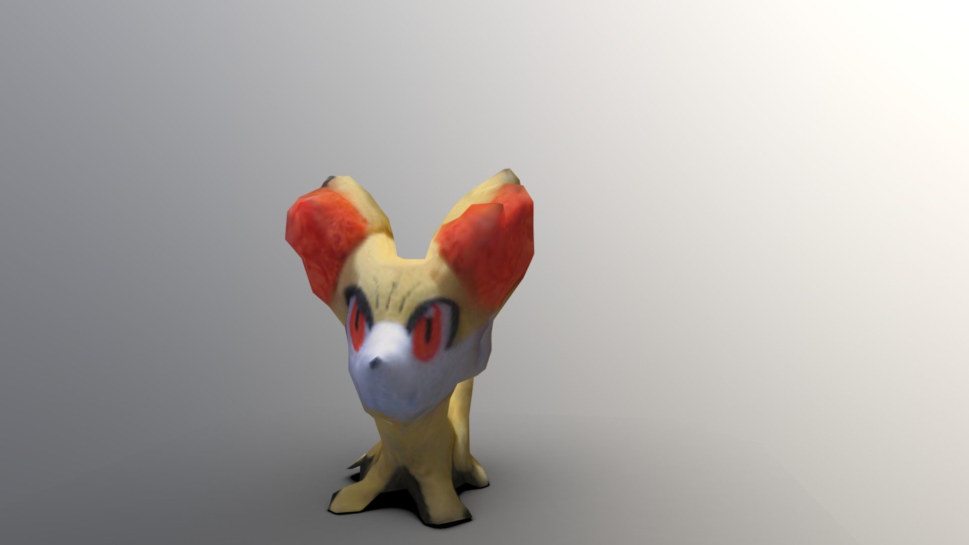 Fennekin toy - Download Free 3D model by simsora13 [2bfcc02] - Sketchfab