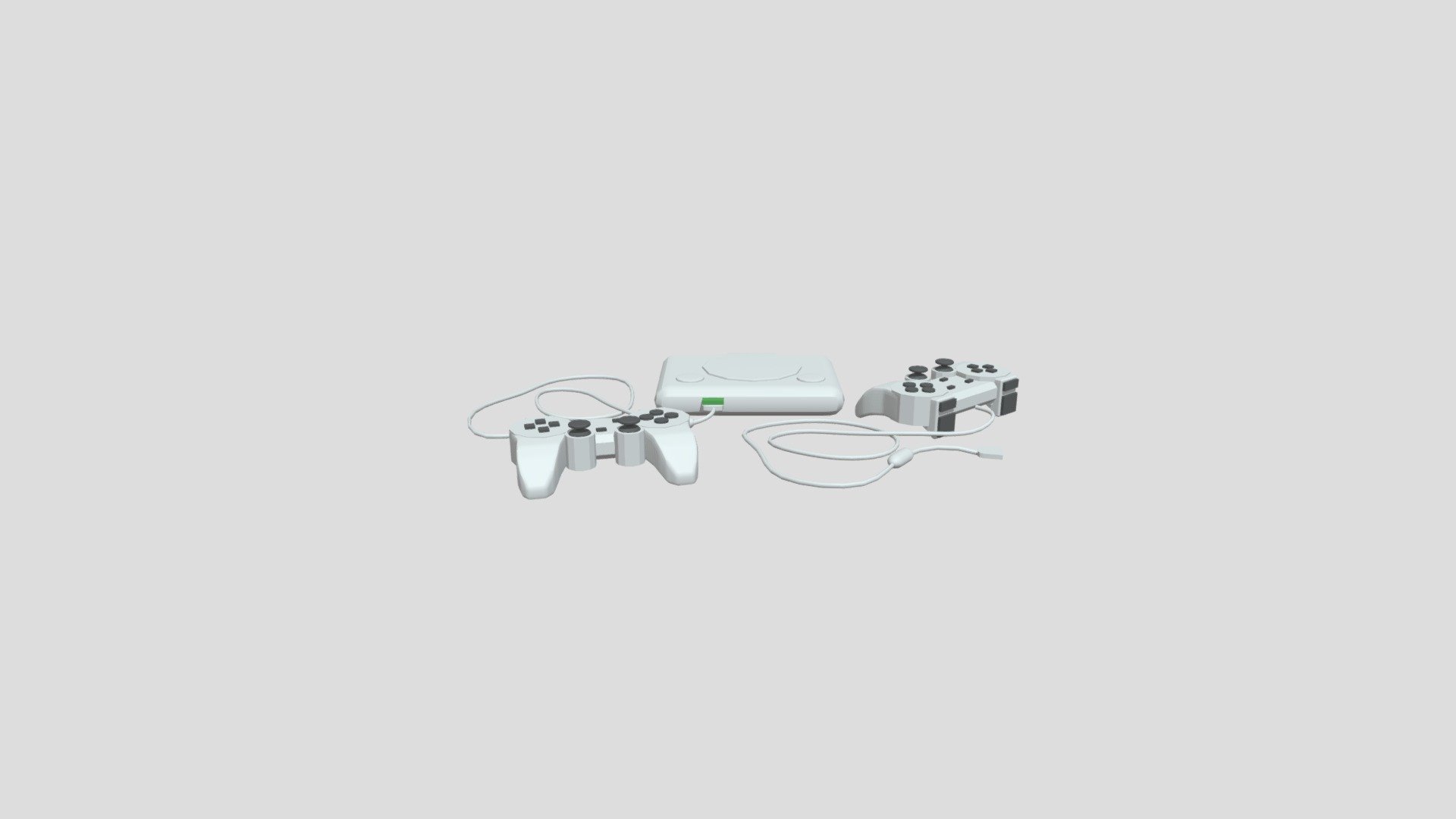 PlayStation One (2000) - 3D model by acbwalsh [2bfe3fe] - Sketchfab