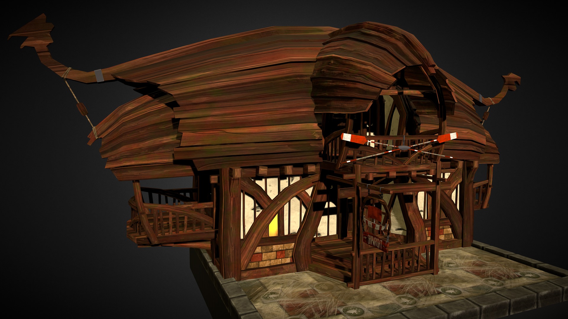 Shipwright House - 3D model by Tom Lambell-Brown (@TommyL) [2bff45a ...