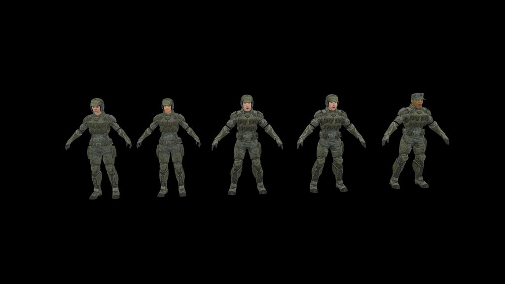 Game characters - A 3D model collection by samcbride - Sketchfab