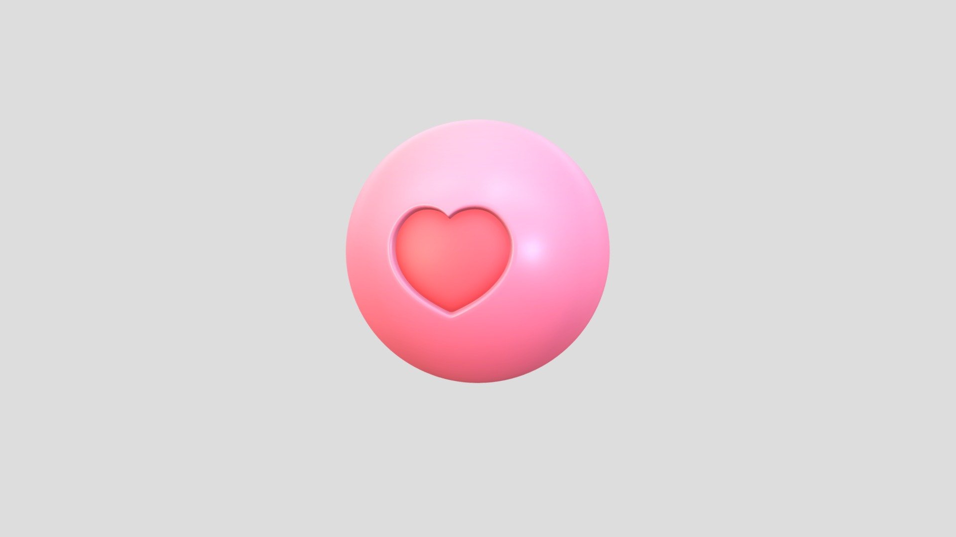 Heart Ball - Buy Royalty Free 3D model by bariacg [2c0187a] - Sketchfab ...