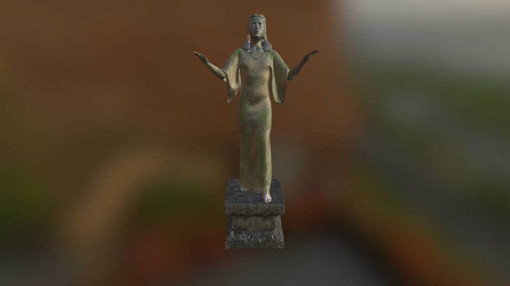 The statue of the Goddess Lada - 3D model by Viktor Vlasov (@banzai79 ...