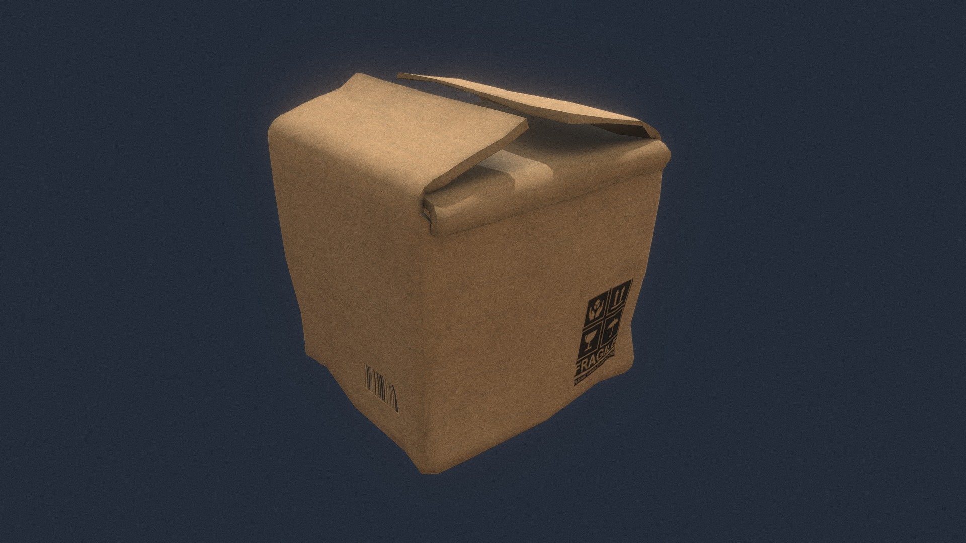 Stylized Cardboard Box - 3D model by jaspar (@jasparie) [2c0363b ...