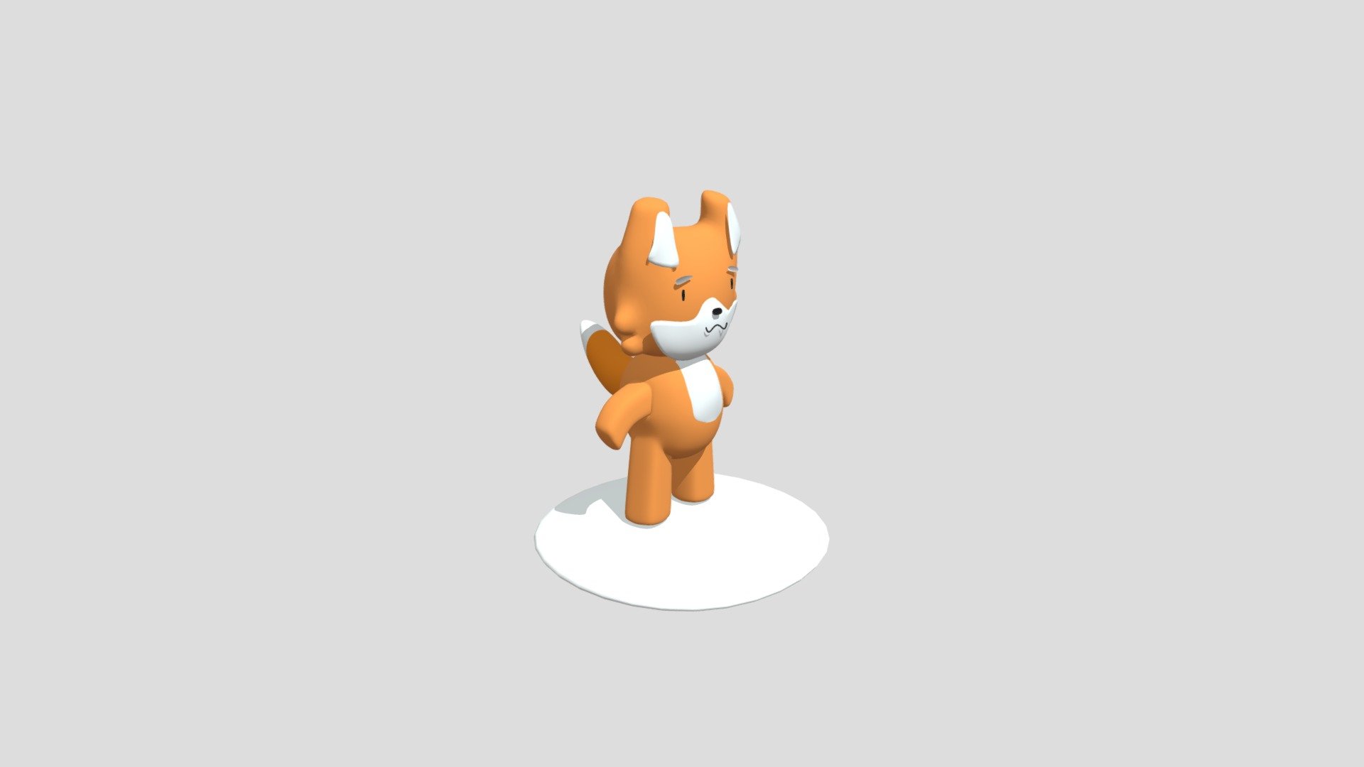 Cute Fox model - Download Free 3D model by shahramanum9 [2c03643 ...