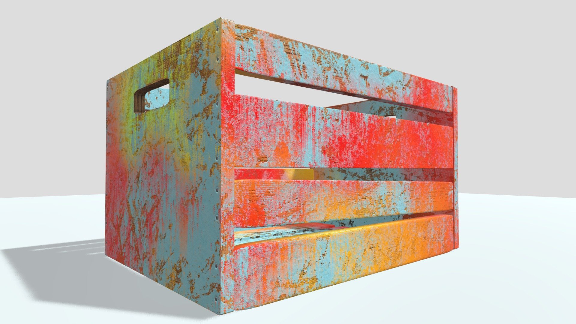Painted box - Download Free 3D model by Mirriliem (@mirriliem_art ...
