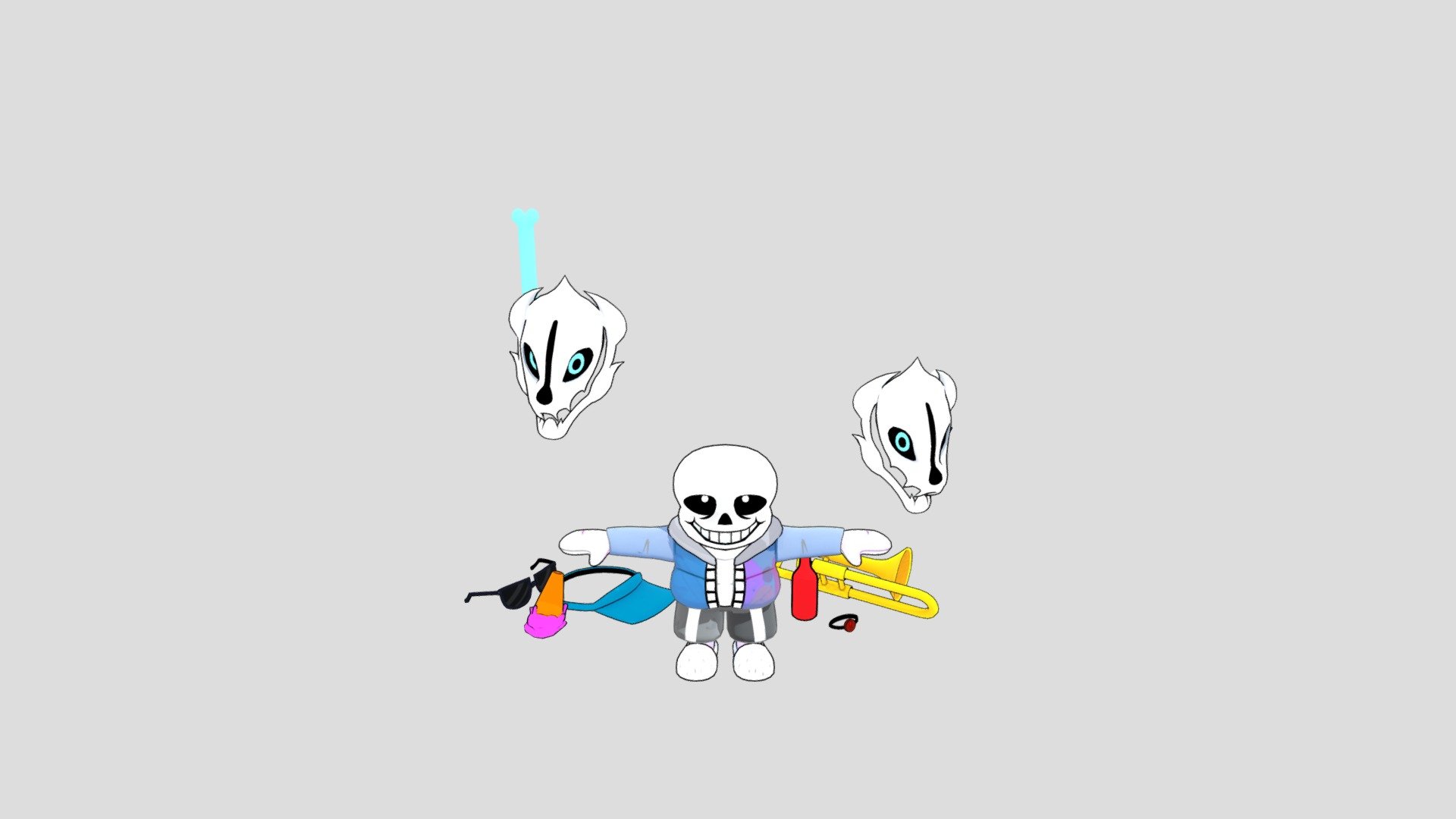 Sans - Download Free 3D model by gavilanmarialaura116 [2c0853e] - Sketchfab