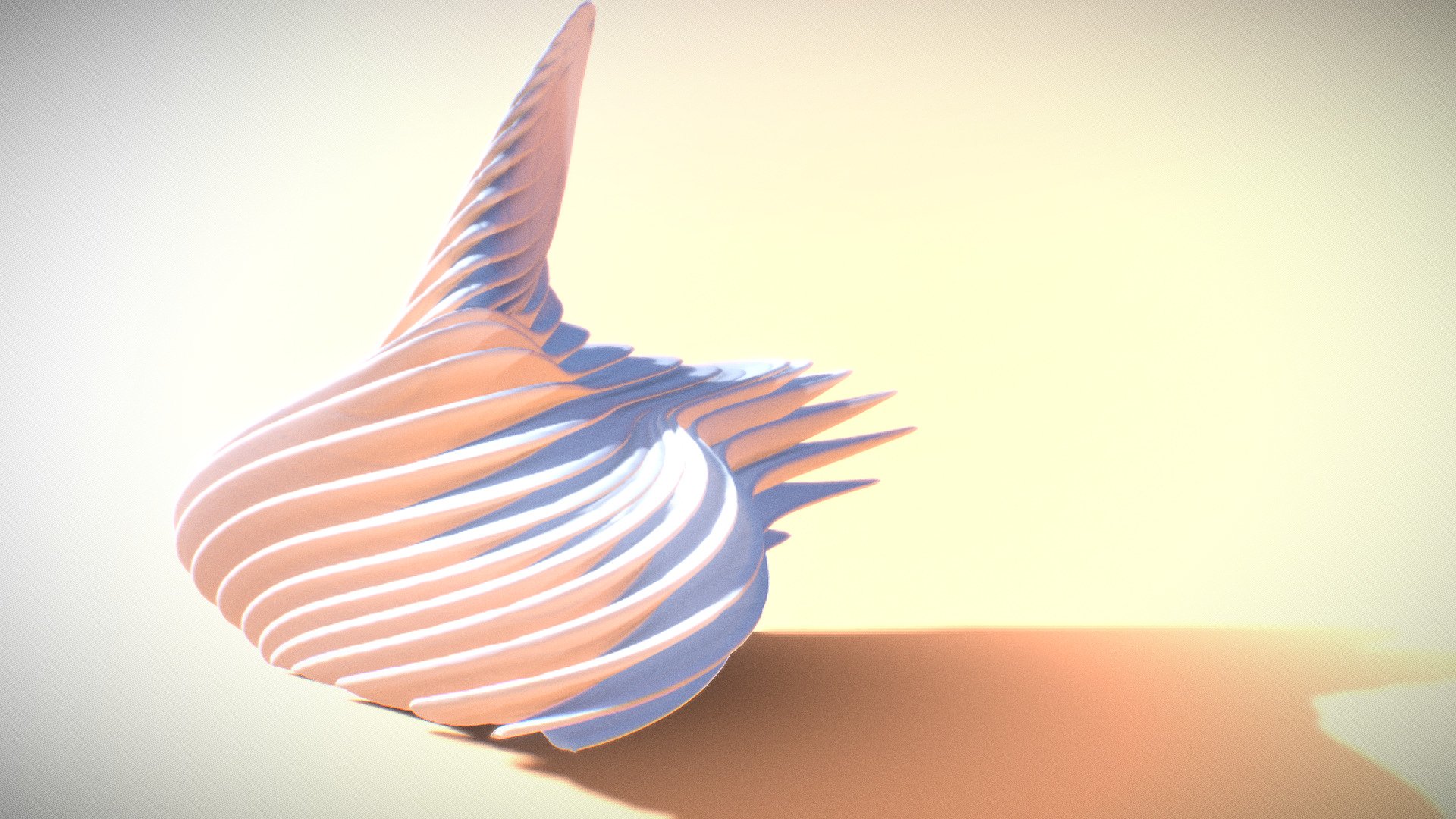 Abstract Spiral 5 - 3D model by Peter Katz (@peterkatz) [2c09ec2 ...