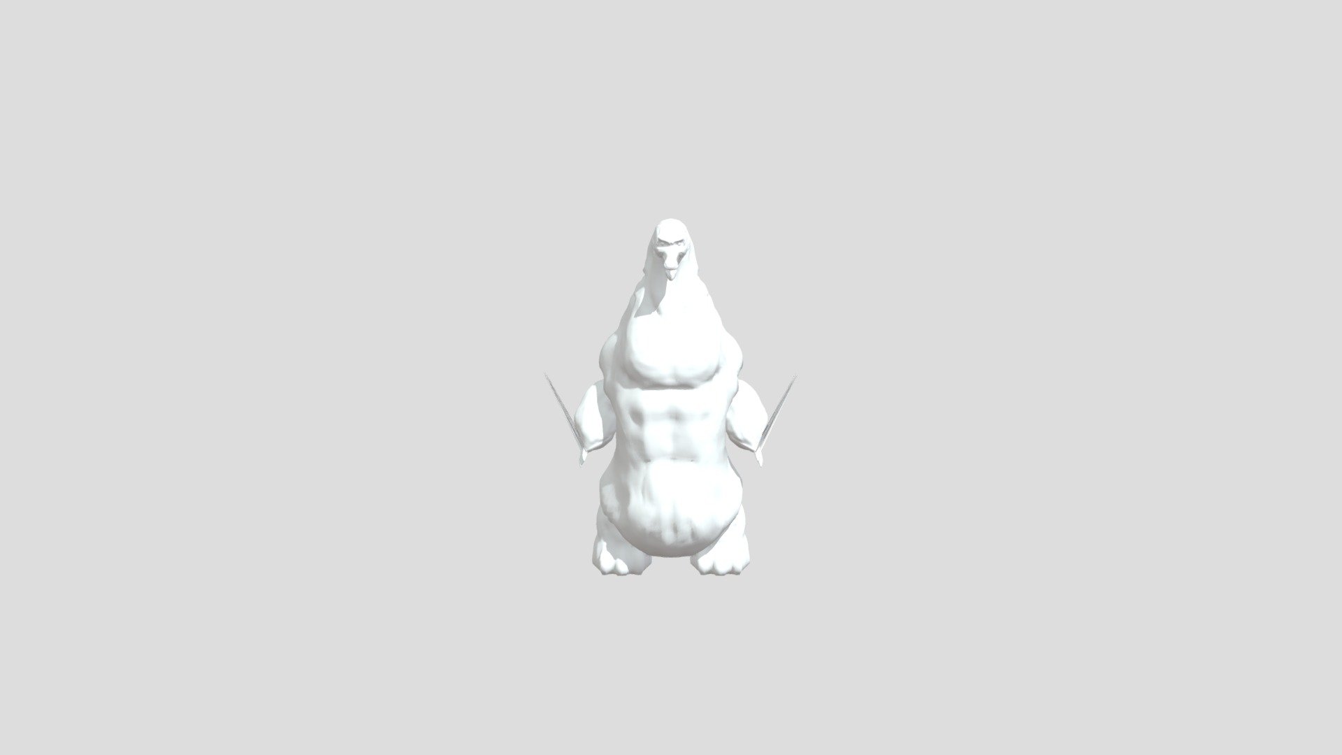 Anatomically accurate GODZILLA - Download Free 3D model by STUDIO ...