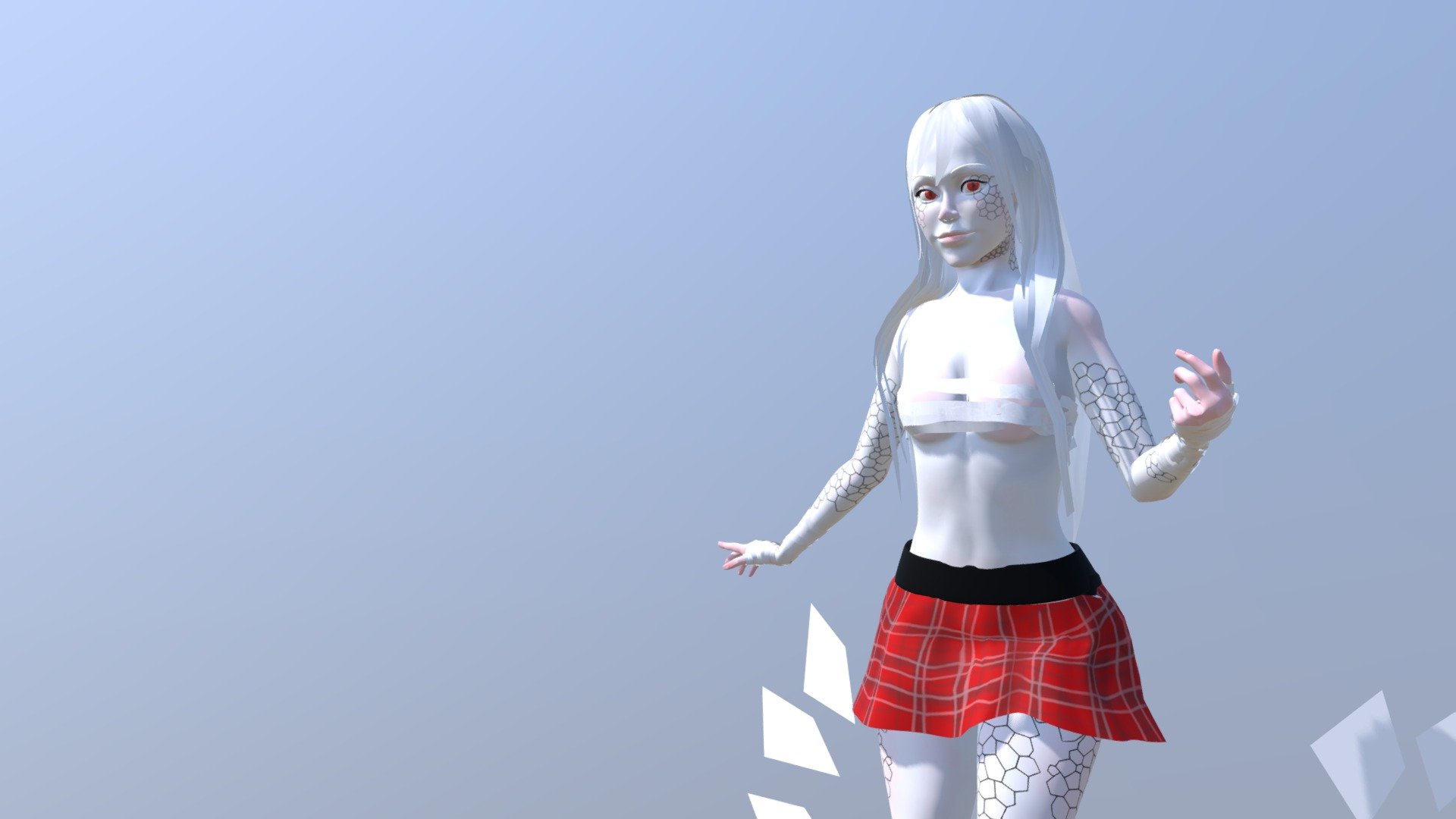 Shiro - 3D model by viikavi (@sh1r0) [2c0c2de] - Sketchfab