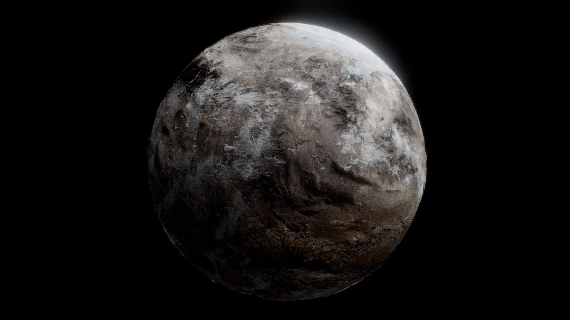PBR Barren Planet - 8K Textures - Buy Royalty Free 3D model by ...