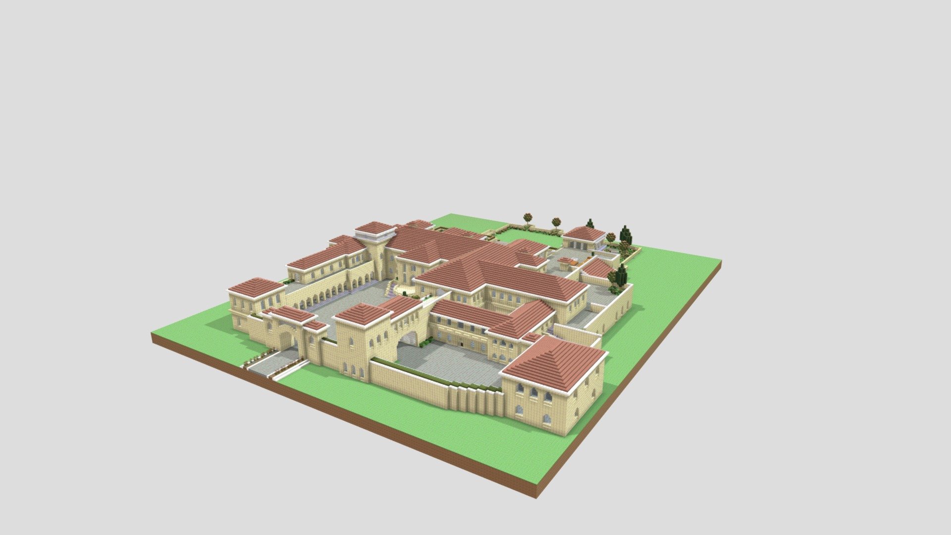 Minecraft Mansion - Download Free 3D model by jar (@jar9th) [2c0d3c4 ...