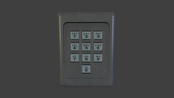 Keypad 3D models - Sketchfab