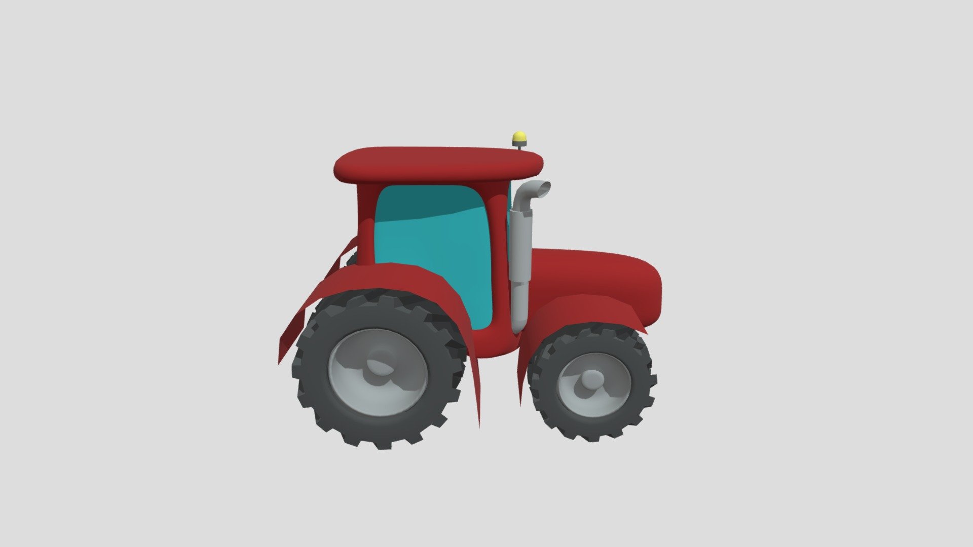 Finished Tractor - 3D model by tortoni [2c0e97e] - Sketchfab