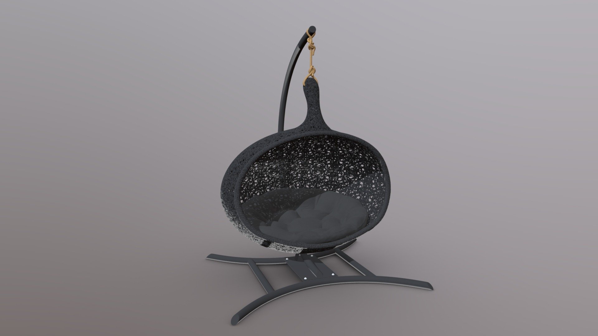 Hanging Cocoon Chair - Download Free 3D model by Stereocat (@andrey ...