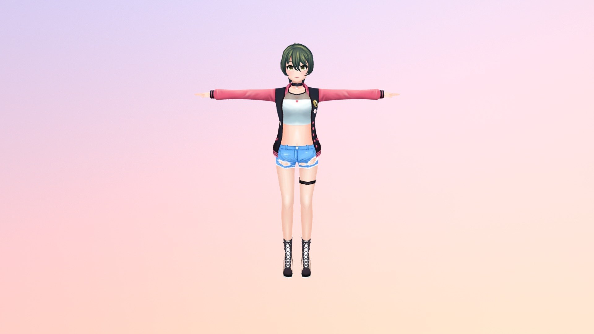 Girl3 3 - 3D model by thebome [2c0fca8] - Sketchfab