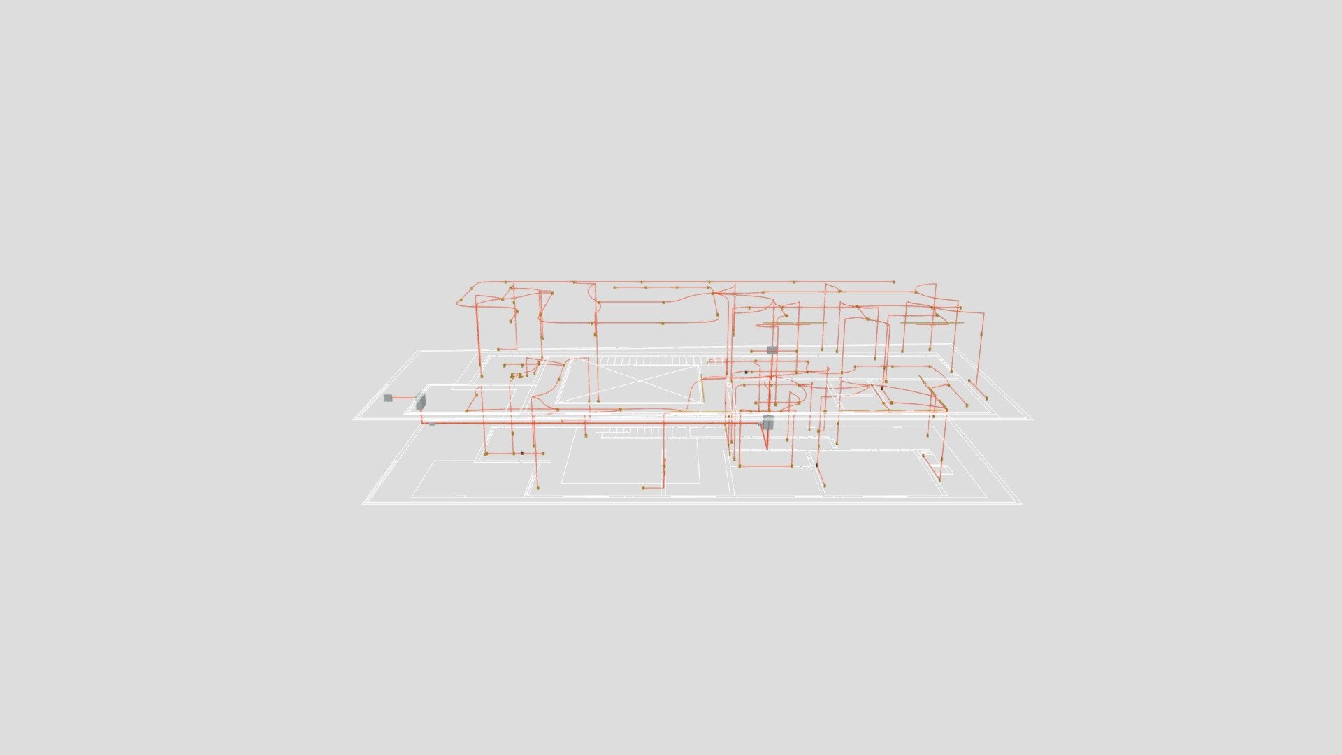 Projeto Elétrico - Residência Unifamiliar - Download Free 3D model by ...