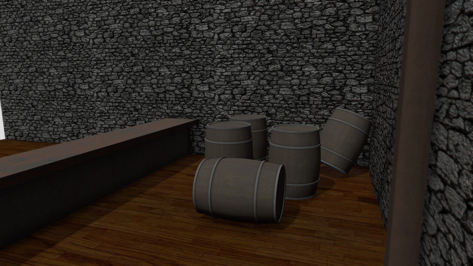 Barrel Scene - 3D model by DarkS1DE_art (@darks1de266) [2c11ed8 ...