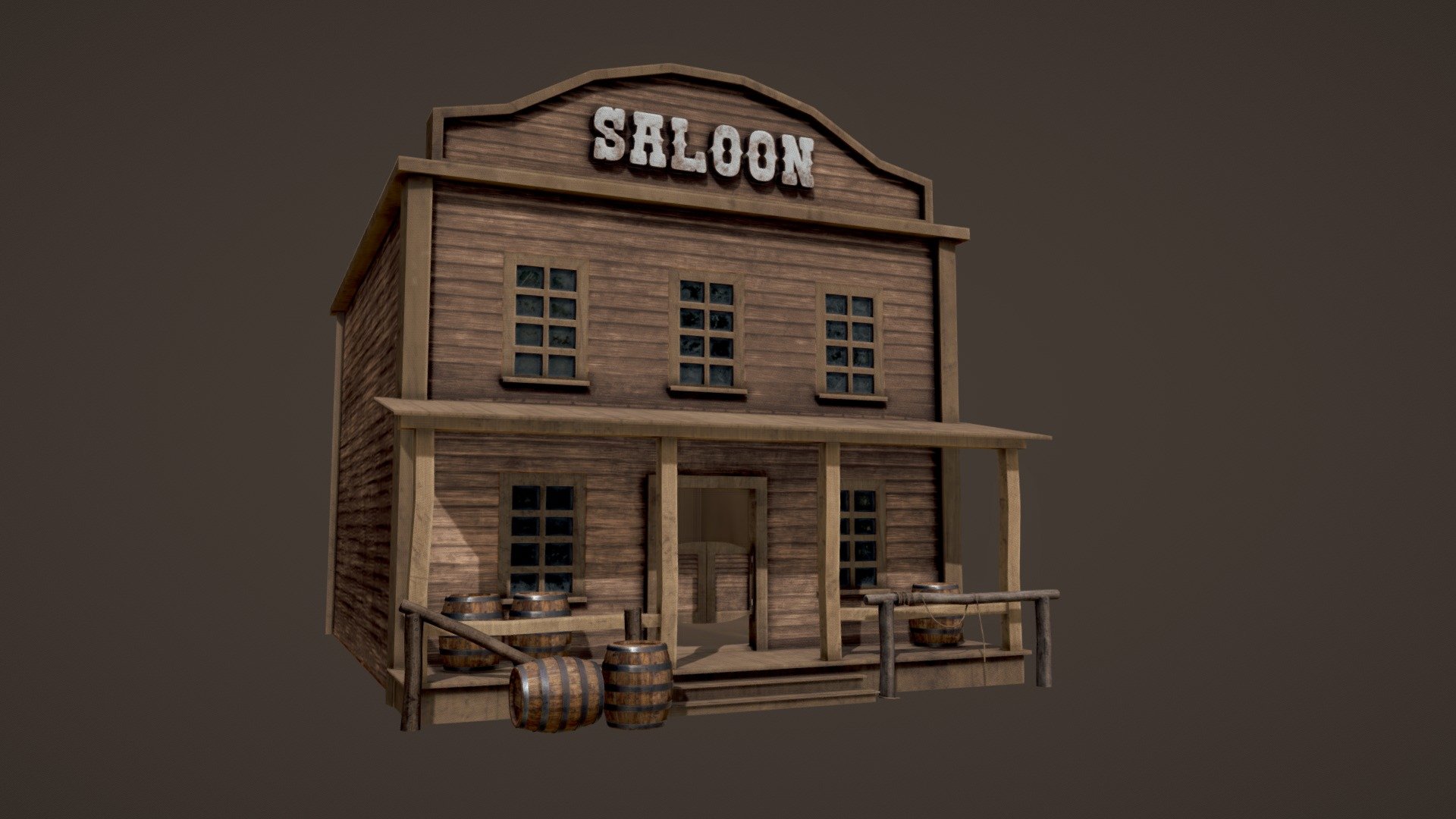 Saloon - 3D model by Peyze [2c12067] - Sketchfab