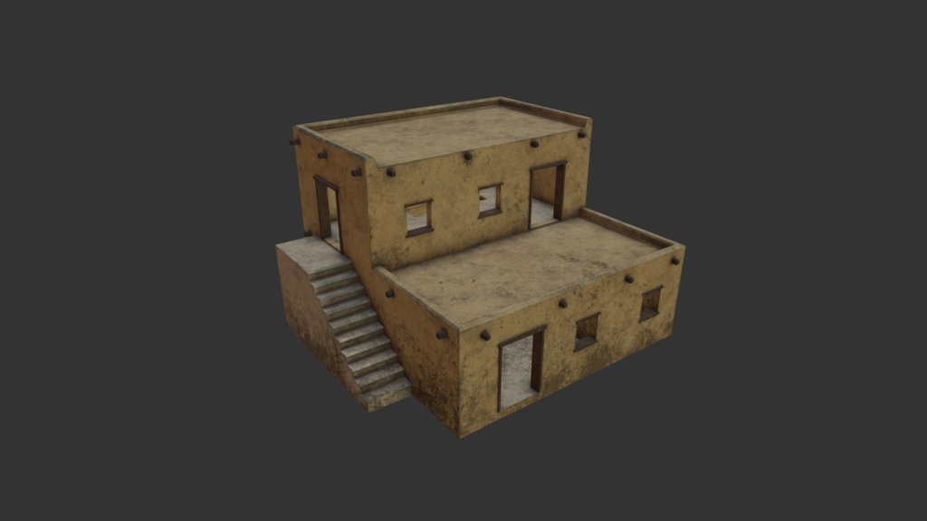 Desert Building V3 - 3D model by Lukas Bobor (@LukasBobor) [2c12492 ...