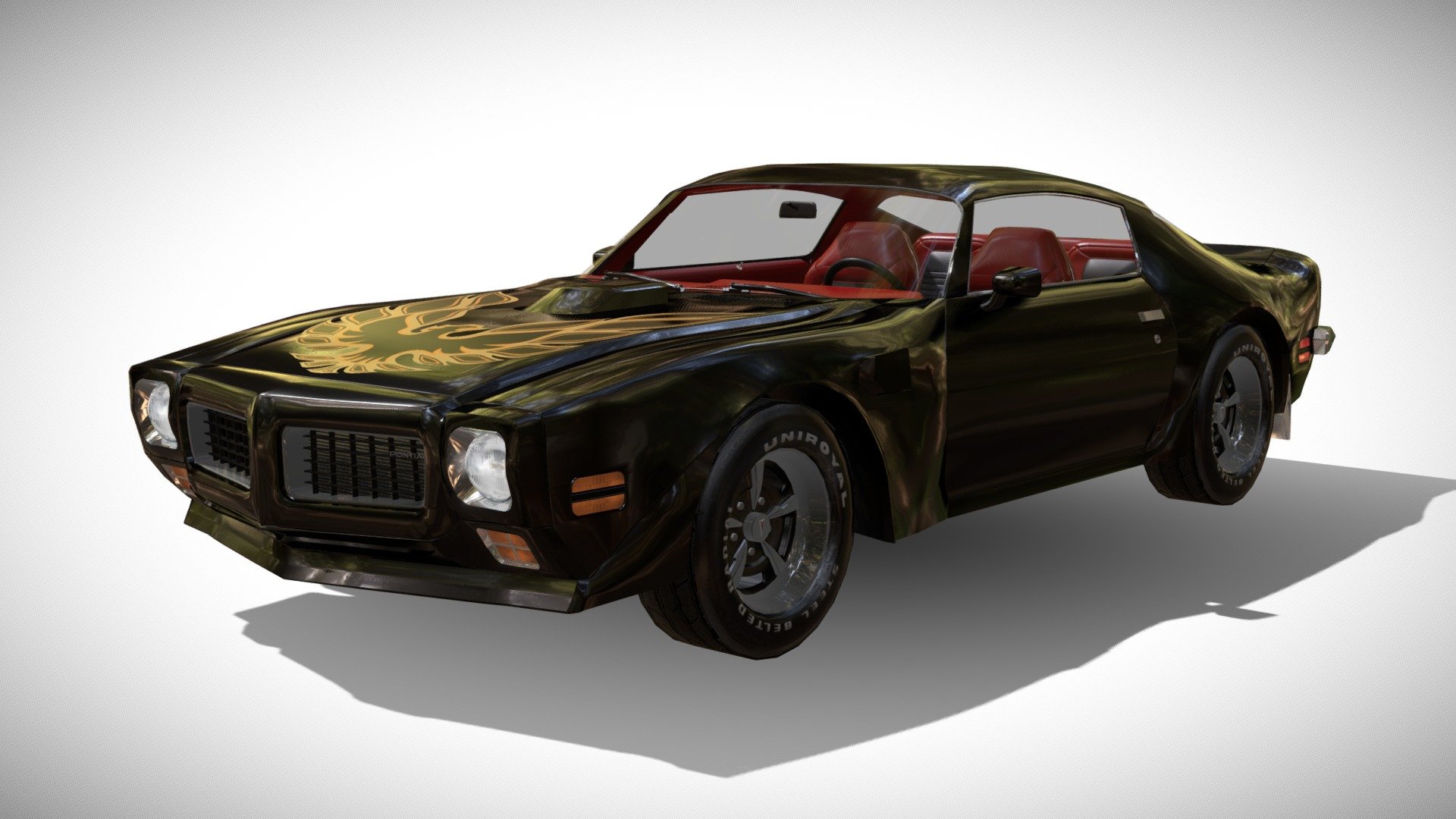 1973 Pontiac Trans-am Firebird - 3D model by Ricy (@ngon_3d) [2c133ed] - Sketchfab