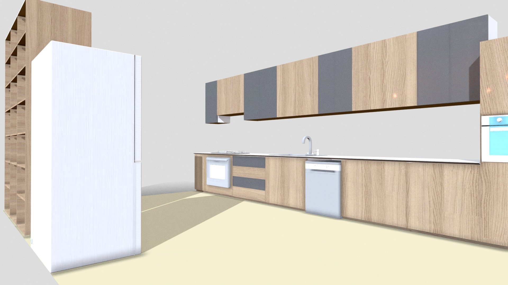 Arabic kitchens - 3D model by yozarsef_1 [2c1356d] - Sketchfab