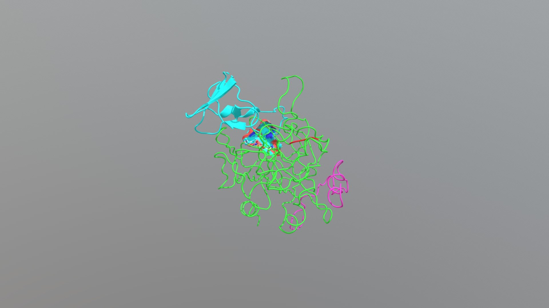 Hirudin-Thrombin Complex - 3D model by sunnywu98 [2c13b45] - Sketchfab