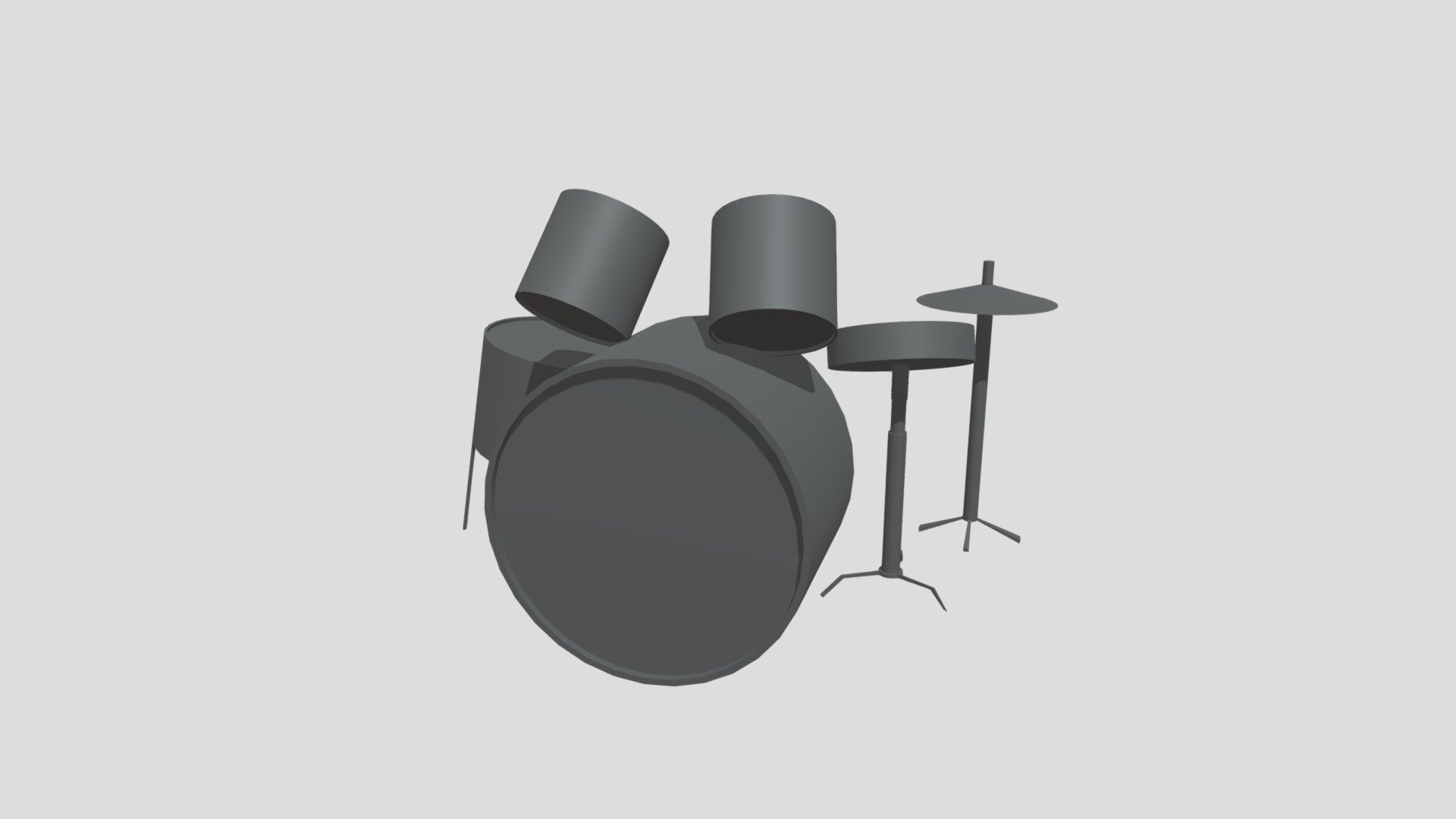 Drums - Download Free 3D model by timmy (@timislav845455) [2c142ec ...
