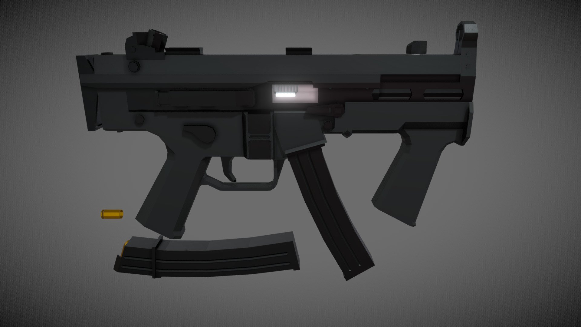 low-poly HK SMG II - 3D model by D_U (@DU1701) [2c171a1] - Sketchfab