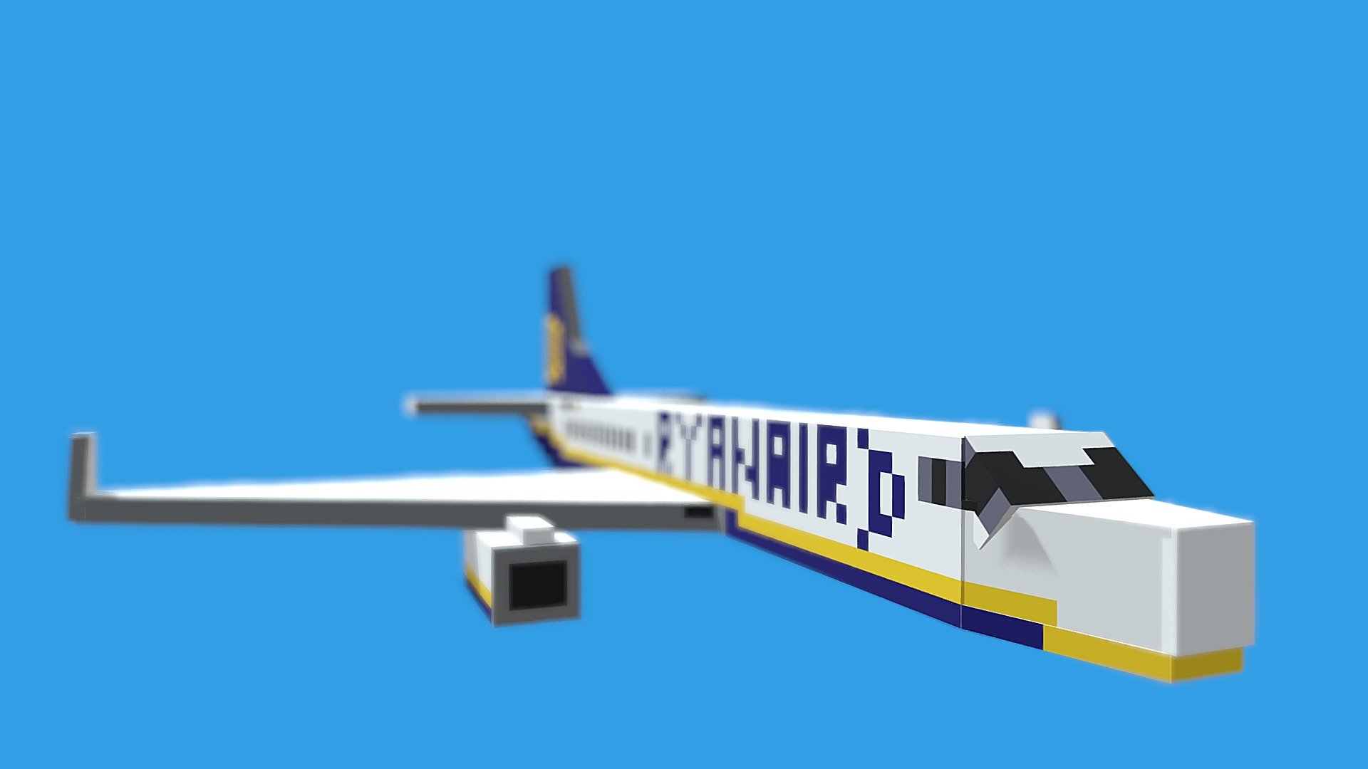 voxel Boeing 737-800 ryanair - Download Free 3D model by small voxel aircraft (@foxtuber2000 ...