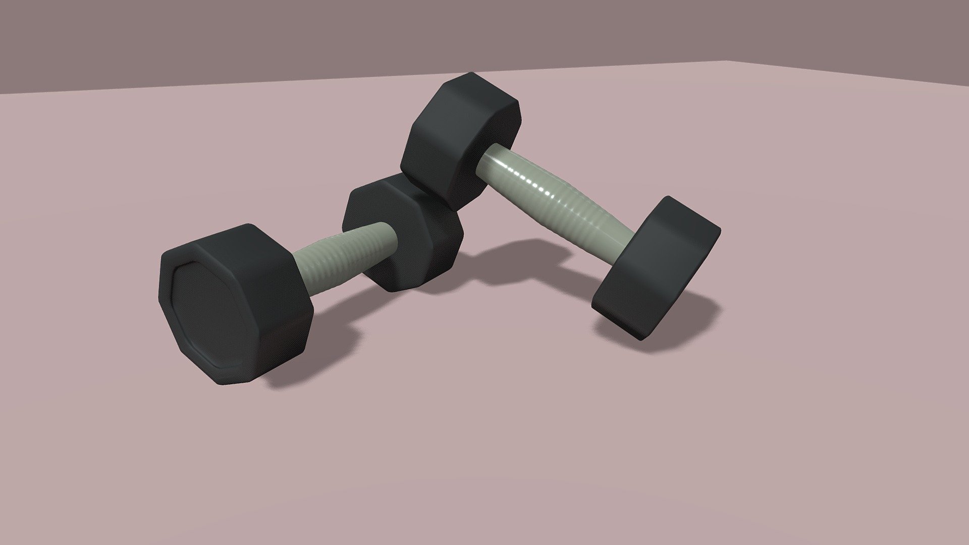 Dumbell - 3D model by Abishekr [2c1e10a] - Sketchfab